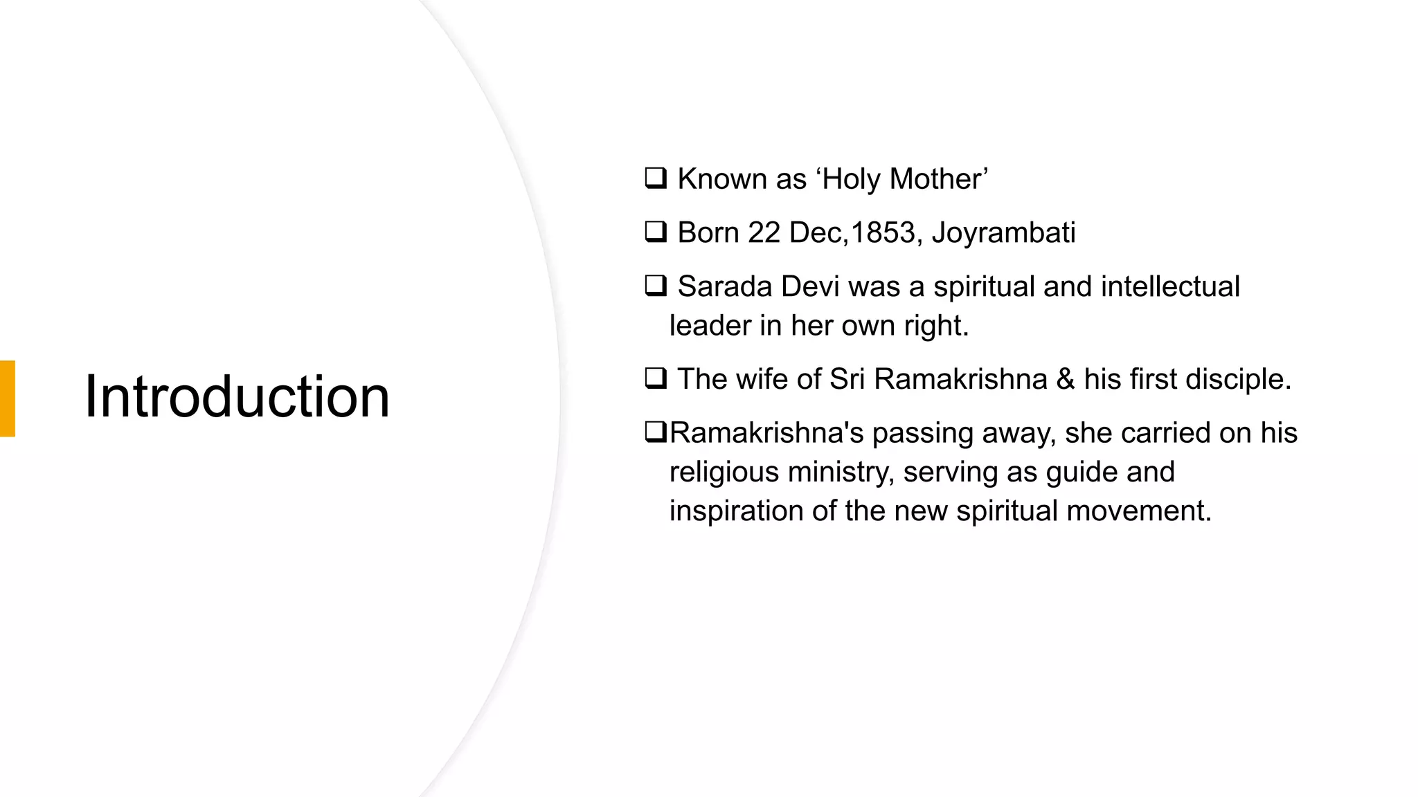 Sri sarada devi | PPT