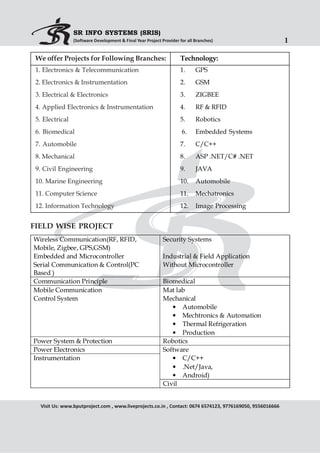 Sris @ bput project | PDF