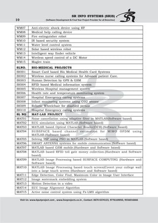 Sris @ bput project | PDF