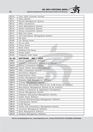 Sris @ bput project | PDF
