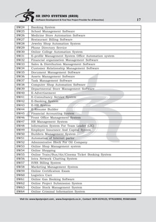 Sris @ bput project | PDF