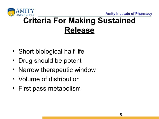 Controlled And Sustained Release Formulation Ppt