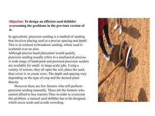 Sristi summer innovation school 2016 | PPT