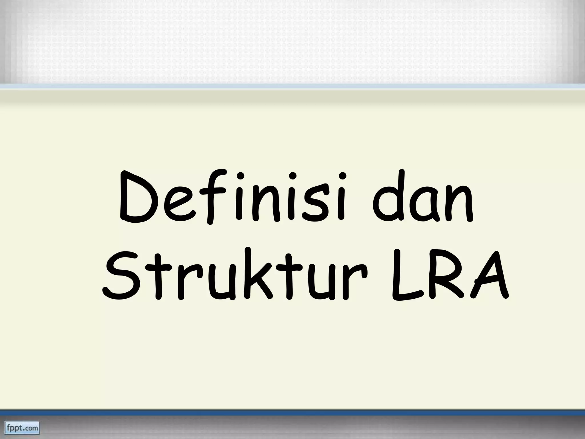 SRI SUWANTI - LAPORAN REALISASI ANGGARAN DAN LAPORAN OPERASIONAL | PPTX