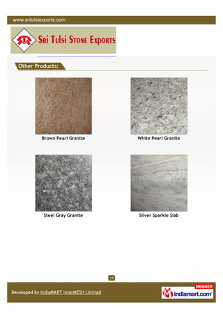 Sri Tulsi Stone Exports, Hyderabad, Pearl Granite | PDF