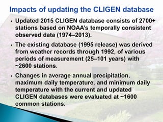 WEPP Model Enhancements for NRCS Use | PPT