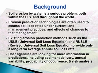 WEPP Model Enhancements for NRCS Use | PPT