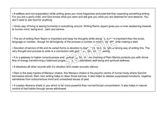 Sri Rama Jayam Journal | PDF