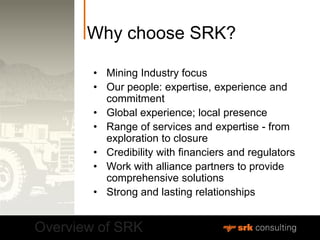 SRK Consulting Corporate Profile | PPTX