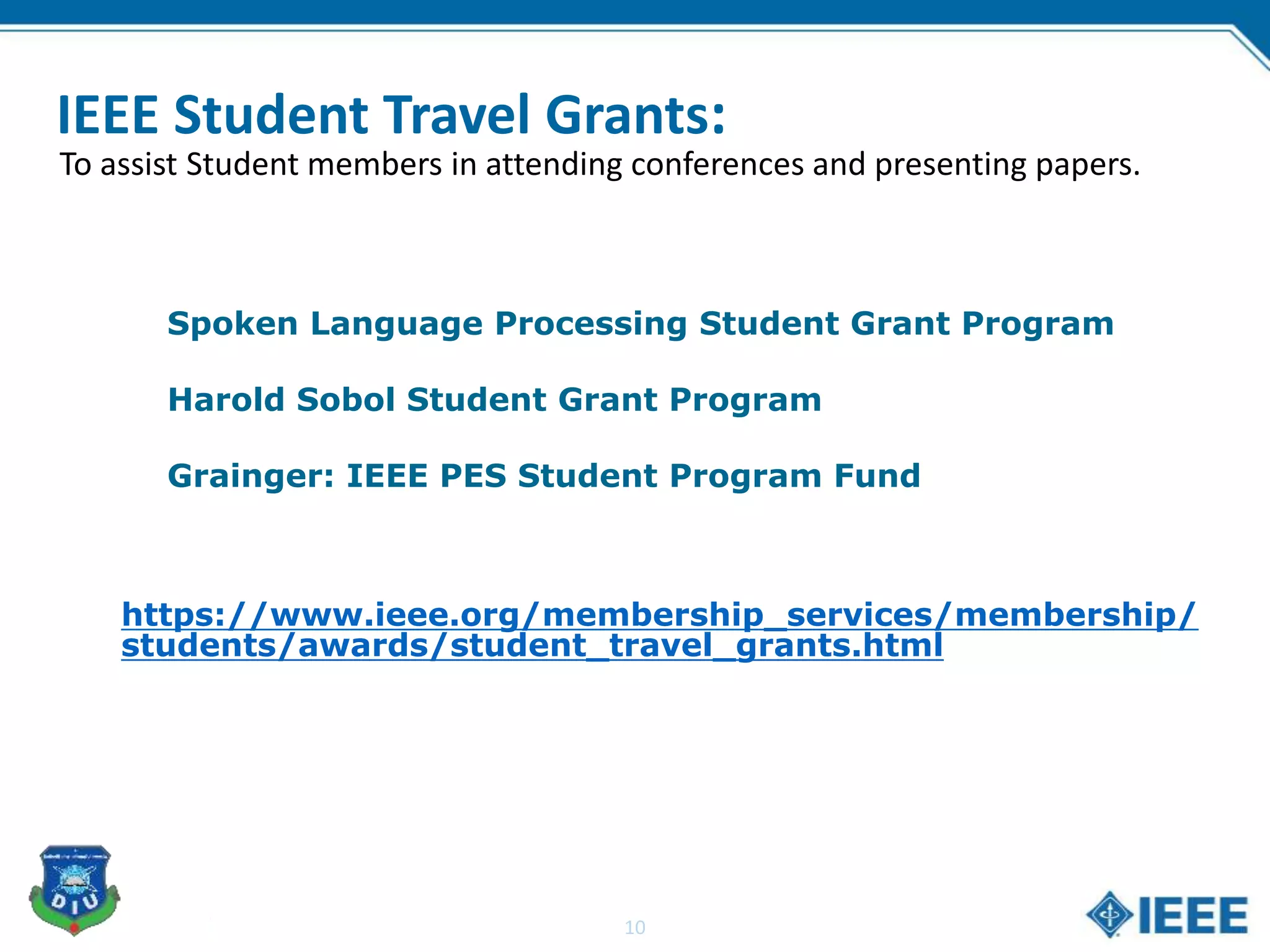 IEEE Membership Benefits for Students | PPSX | Student Financial Aid | Financial Assistance
