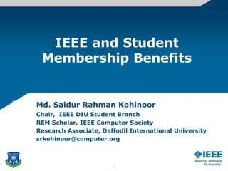 IEEE Membership Benefits for Students | PPT