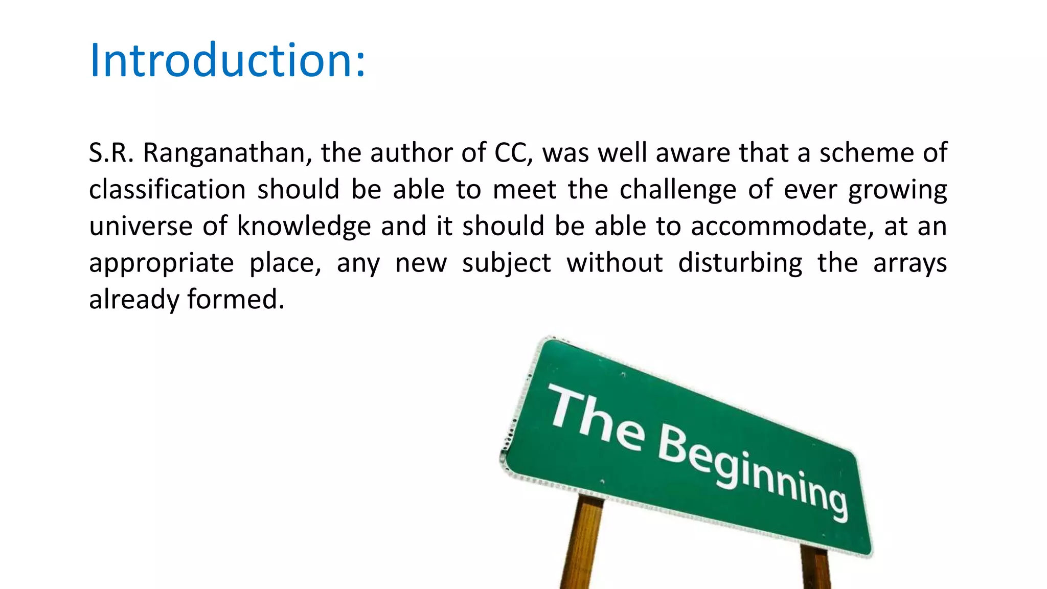 Colon Classification: An Overview | PPTX