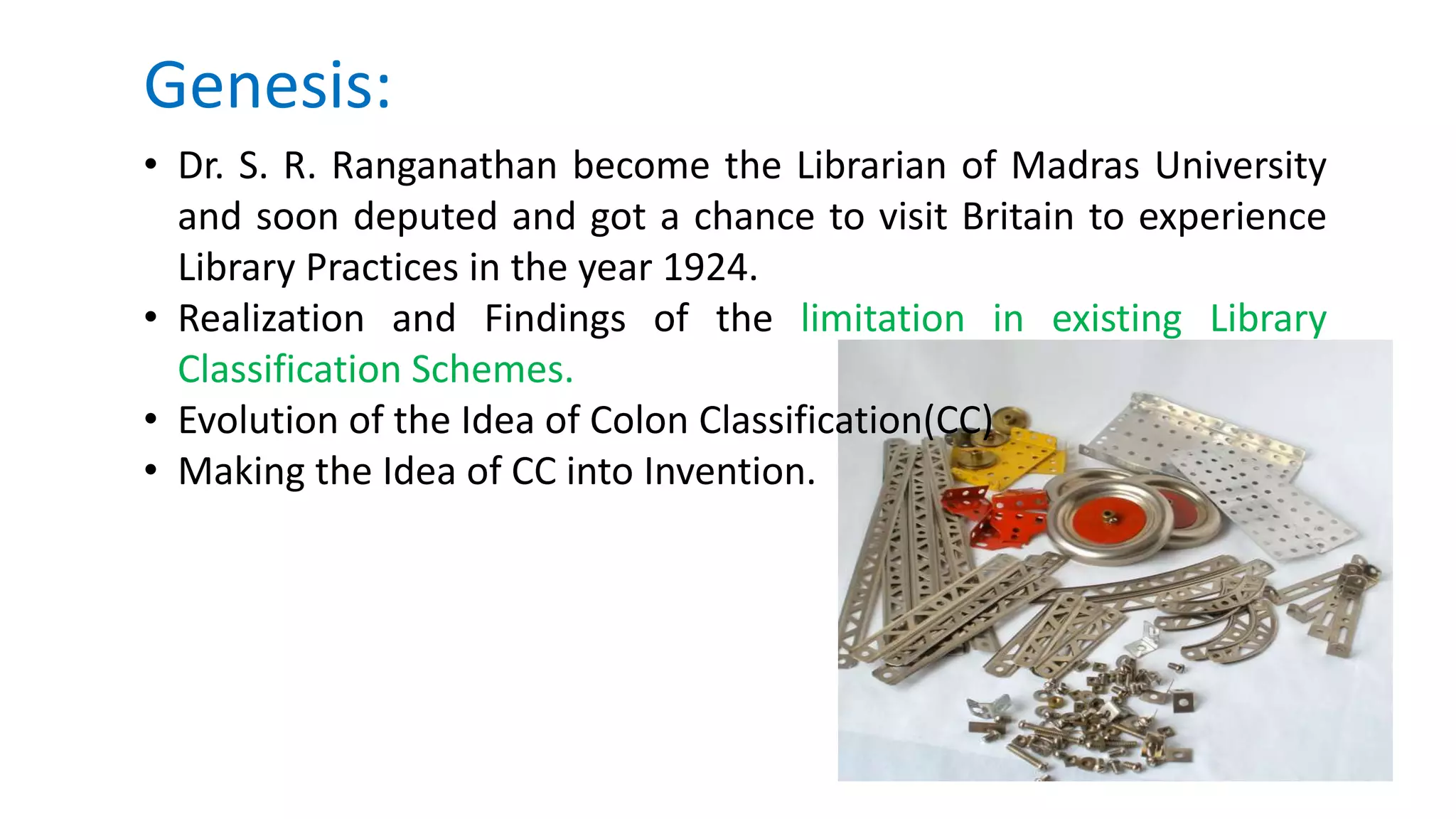 Colon Classification: An Overview | PPTX
