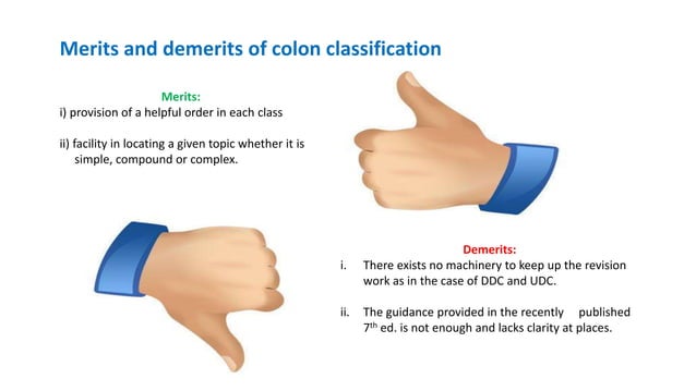 Colon Classification: An Overview | PPTX | Chemistry | Science