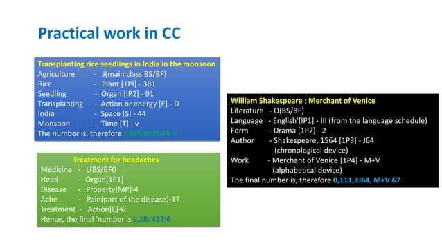 Colon Classification: An Overview | PPTX | Chemistry | Science