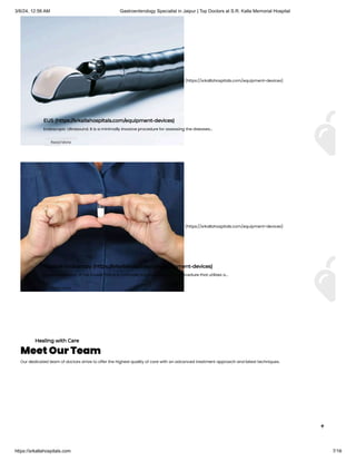 Leading Gastroenterologists in C-Scheme Jaipur | S.R. Kalla Hospital | PDF