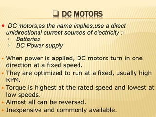 Electric Motor... | PPTX
