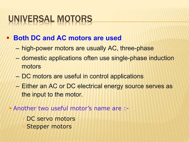 Electric Motor... | PPTX