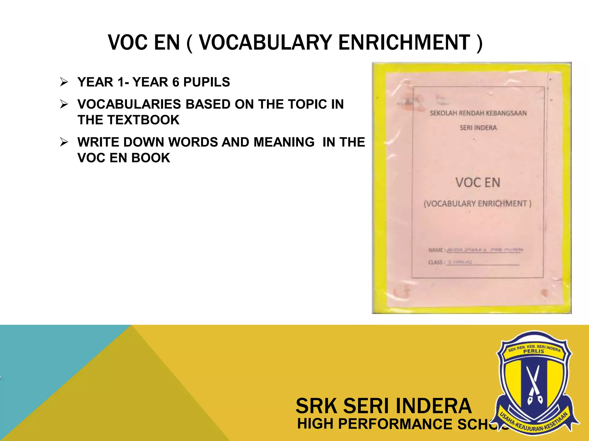 Vocabulary Enrichment | PPSX