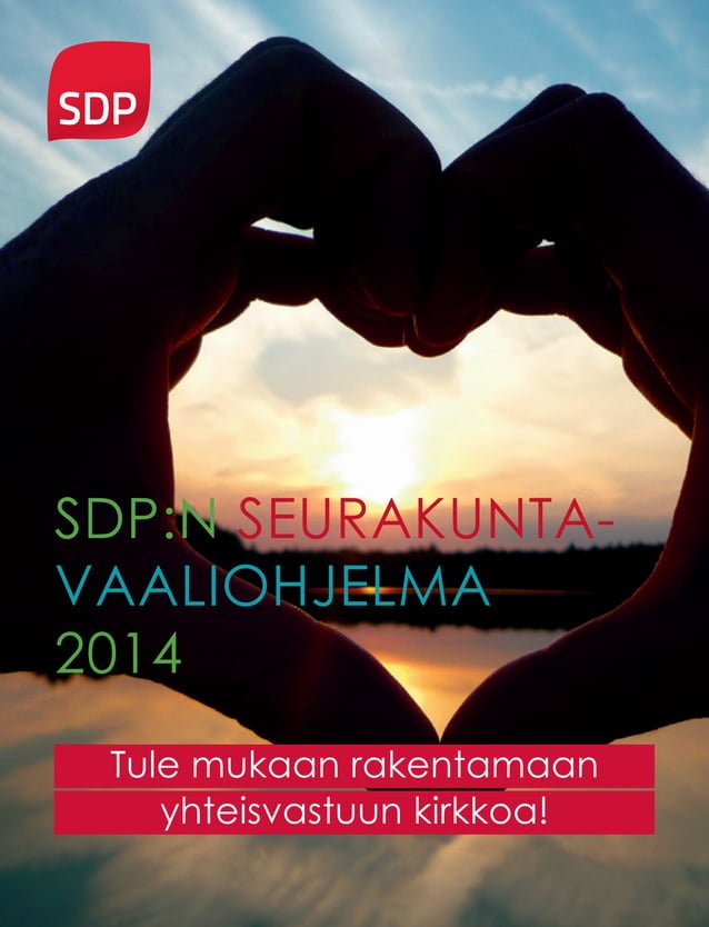 SDP:n seurakuntavaaliohjelma | PDF