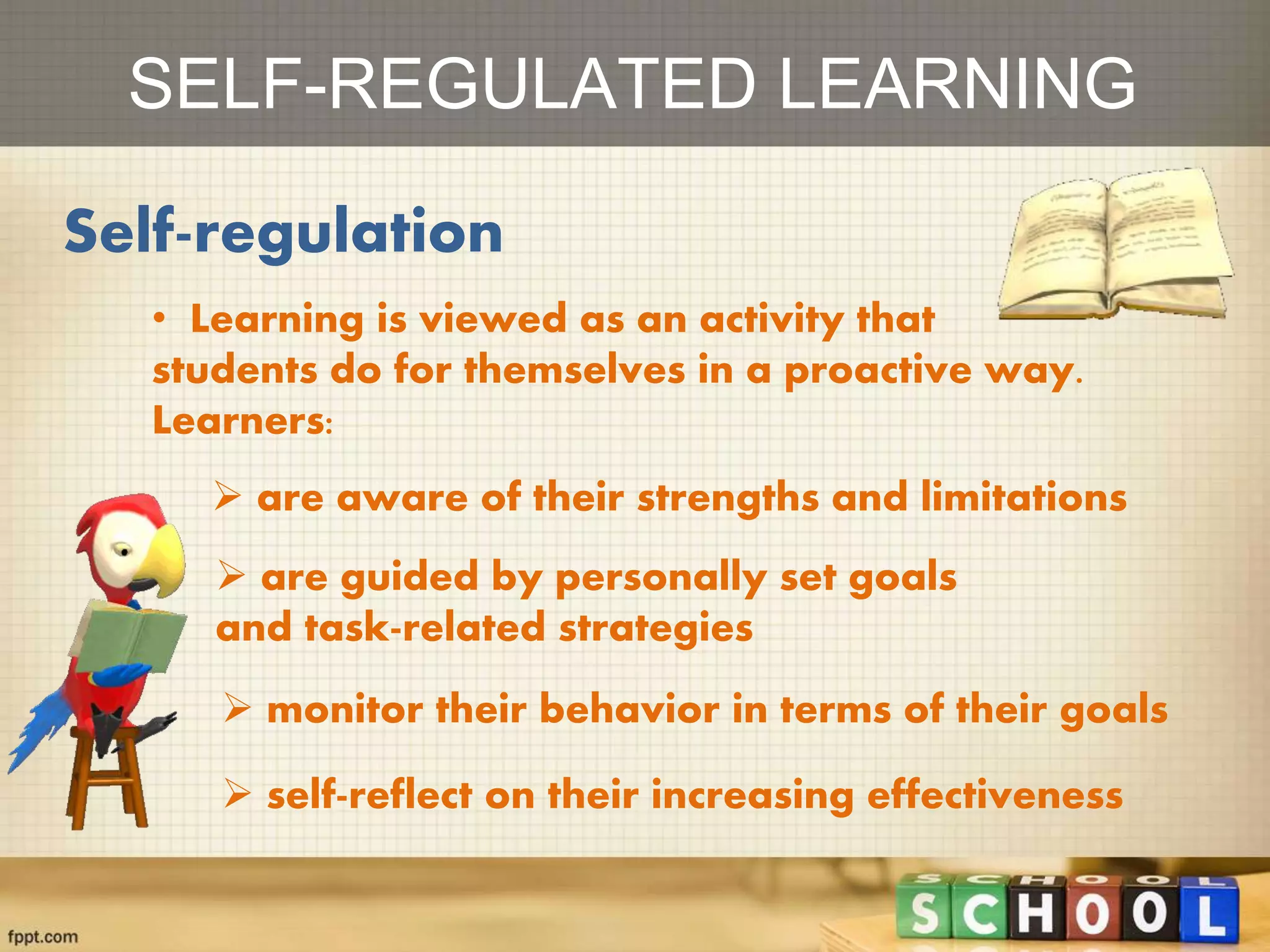 Zimmerman's Self-Regulated Learning | PPTX