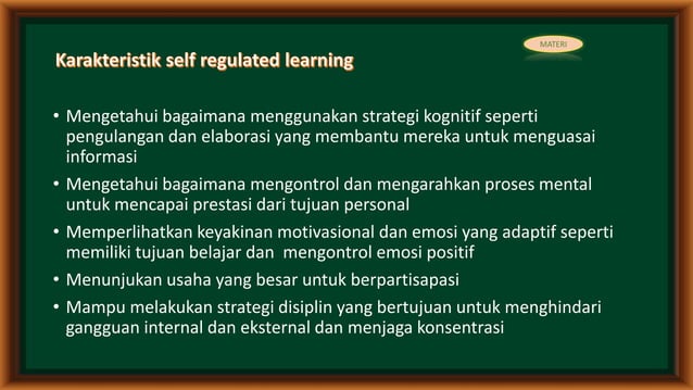 SELF REGULATED LEARNING | PPTX