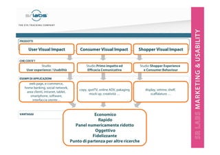Consumer Visual Impact - SR Labs Marketing&Usability | PDF | Marketing ...