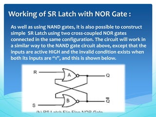 Sr Latch or Flip Flop | PPTX