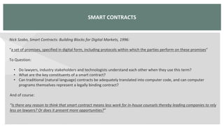 Application of blockchain in law | PDF