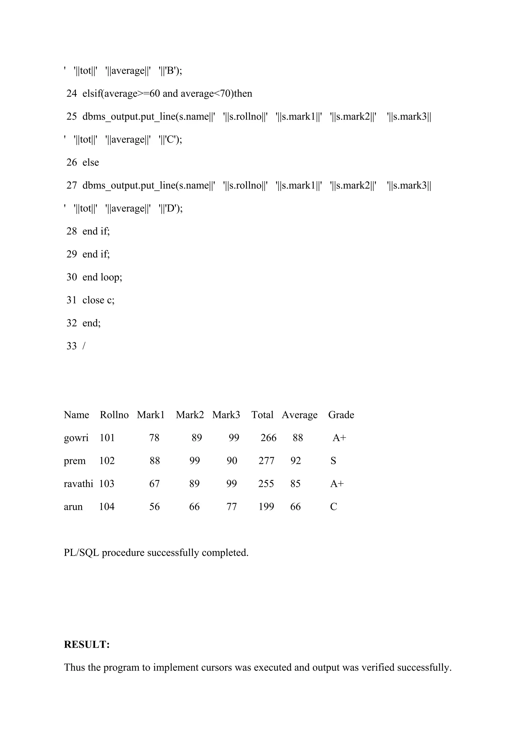 dbms lab manual | PDF