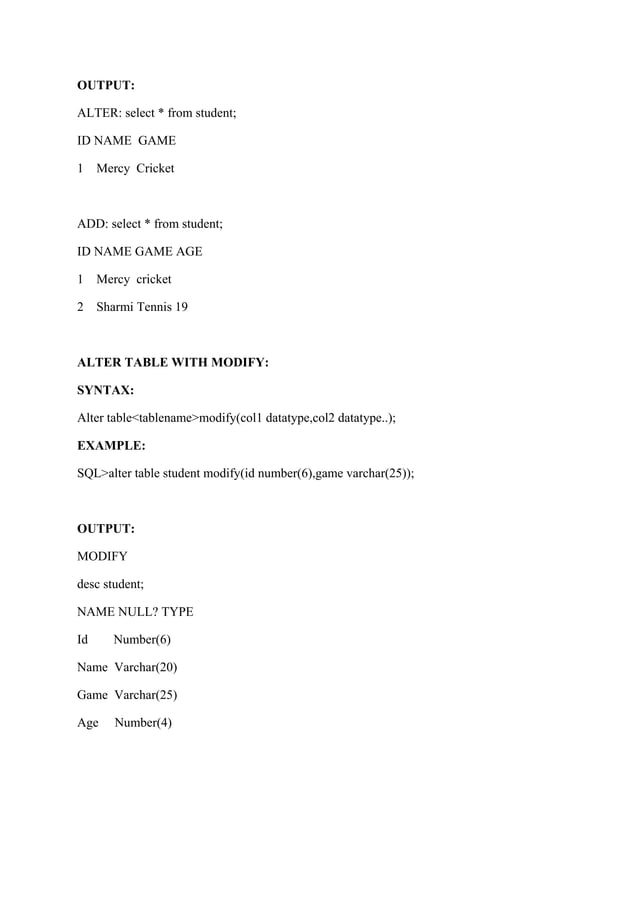 dbms lab manual | PDF | Databases | Computer Software and Applications