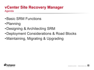 VMware Site Recovery Manager - Architecting a DR Solution - Best Practices | PPT