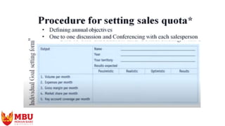 Sales and Retail management - Territory and quota management | PPT