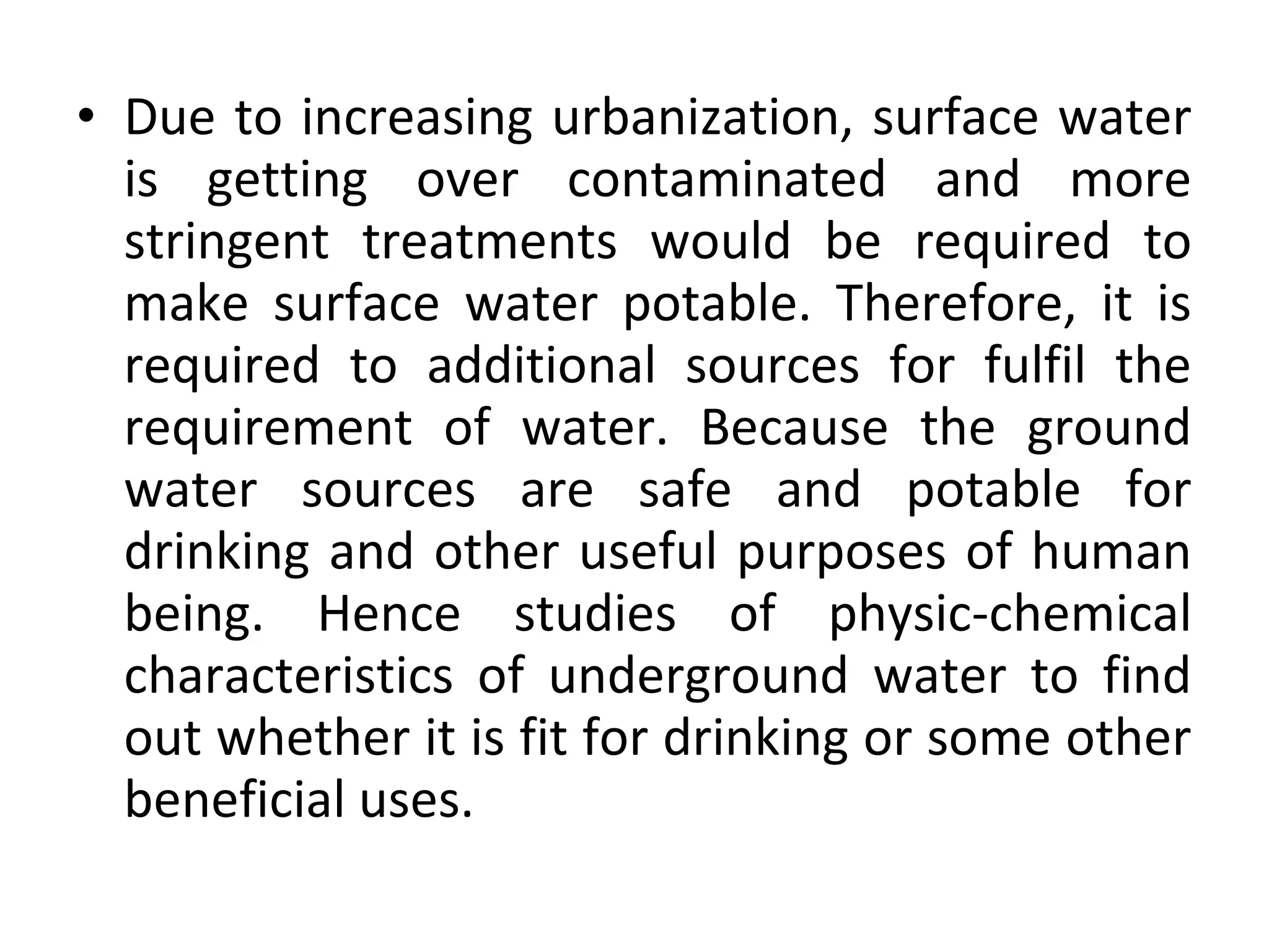 Ground water sampling & Analysis technique | PPT