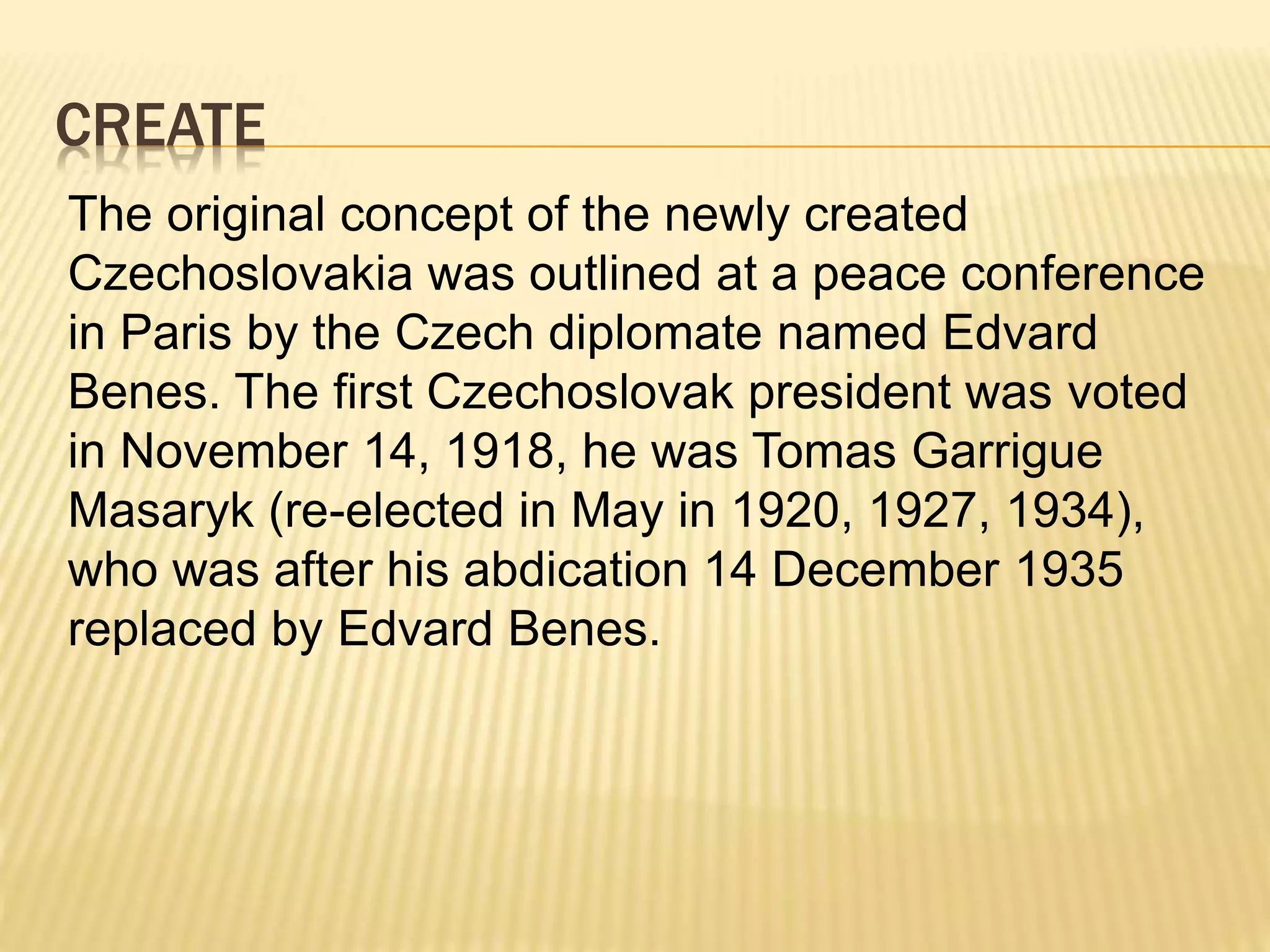 Separation of Czechoslovakia to the Czech and Slovak Republic | PPTX