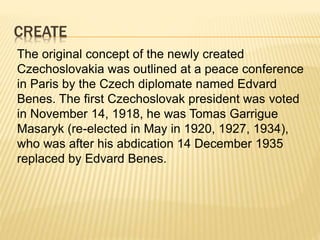 Separation of Czechoslovakia to the Czech and Slovak Republic | PPTX