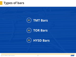 Types of TMT bars. | PDF