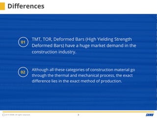 Types of TMT bars. | PDF