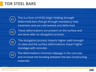 Types of TMT bars. | PDF
