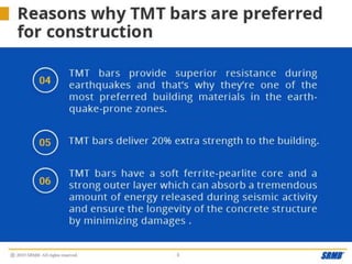 Benefits of using TMT Bar in construction of buildings | PPT