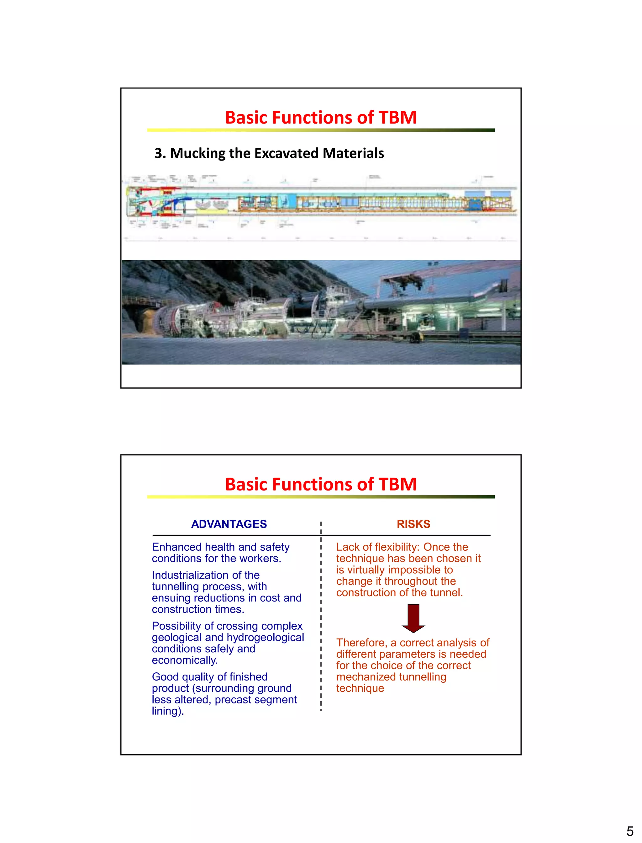 Tunnel Boring Machines (TBM) | PDF