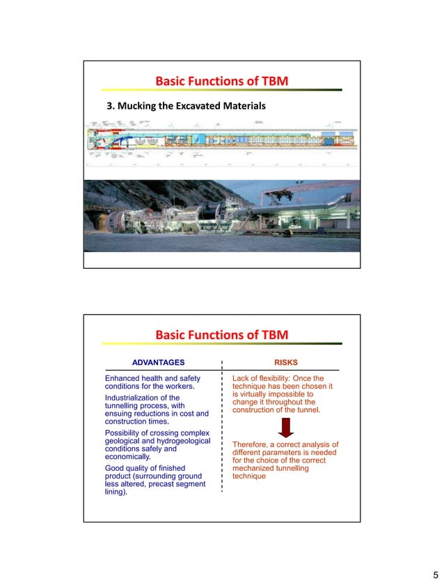 Tunnel Boring Machines (TBM) | PDF