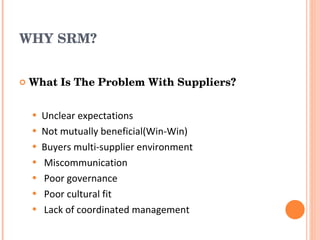 Srm Presentation | PPT