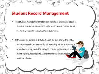 Student Record Management presentation | PPT
