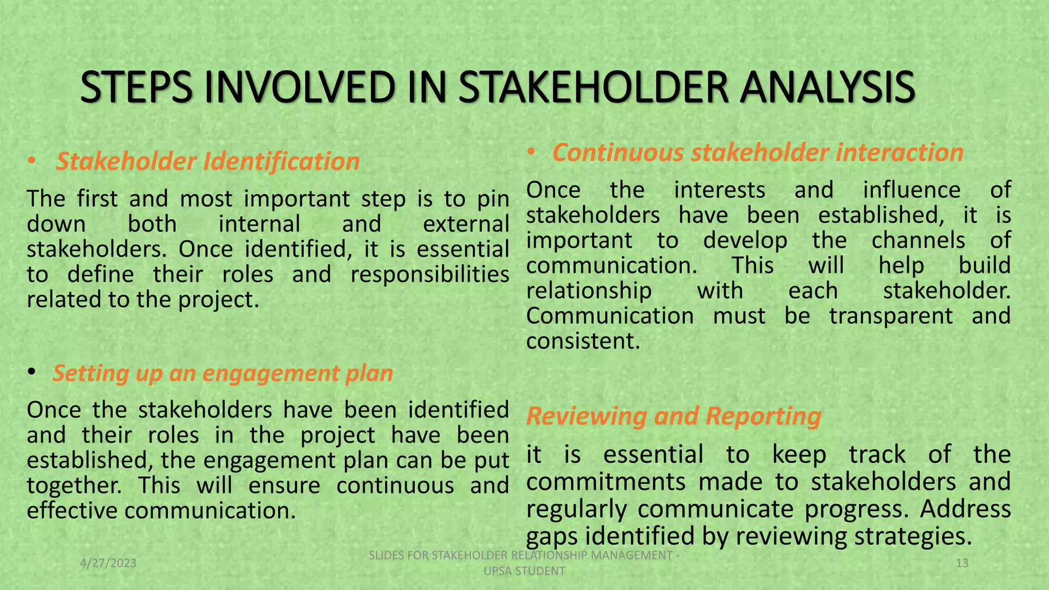 SRM STUDENTS - APPLYING STAKEHOLDER THEORY TO AN ORGANIZATION.pptx