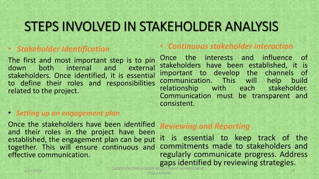 SRM STUDENTS - APPLYING STAKEHOLDER THEORY TO AN ORGANIZATION.pptx