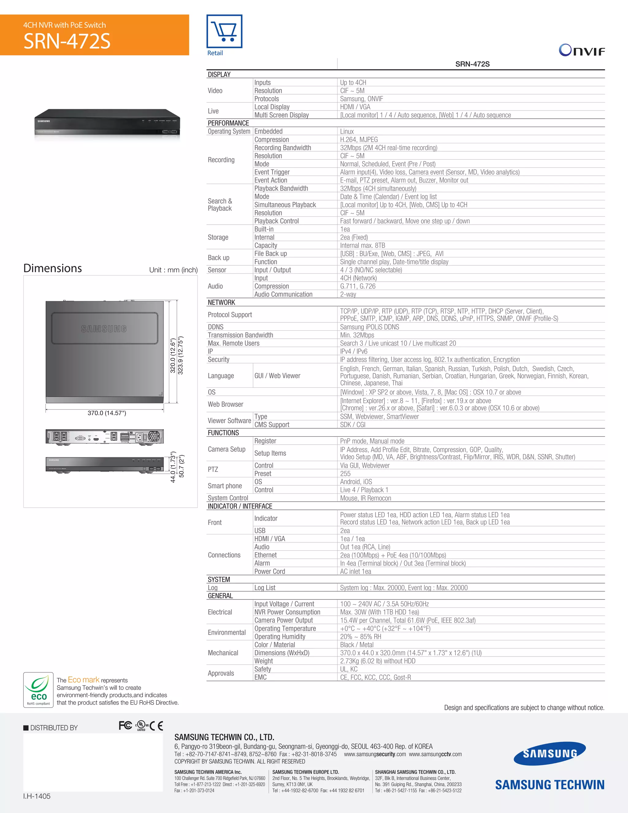 Srn 472 s-datasheet 15102014 | PDF