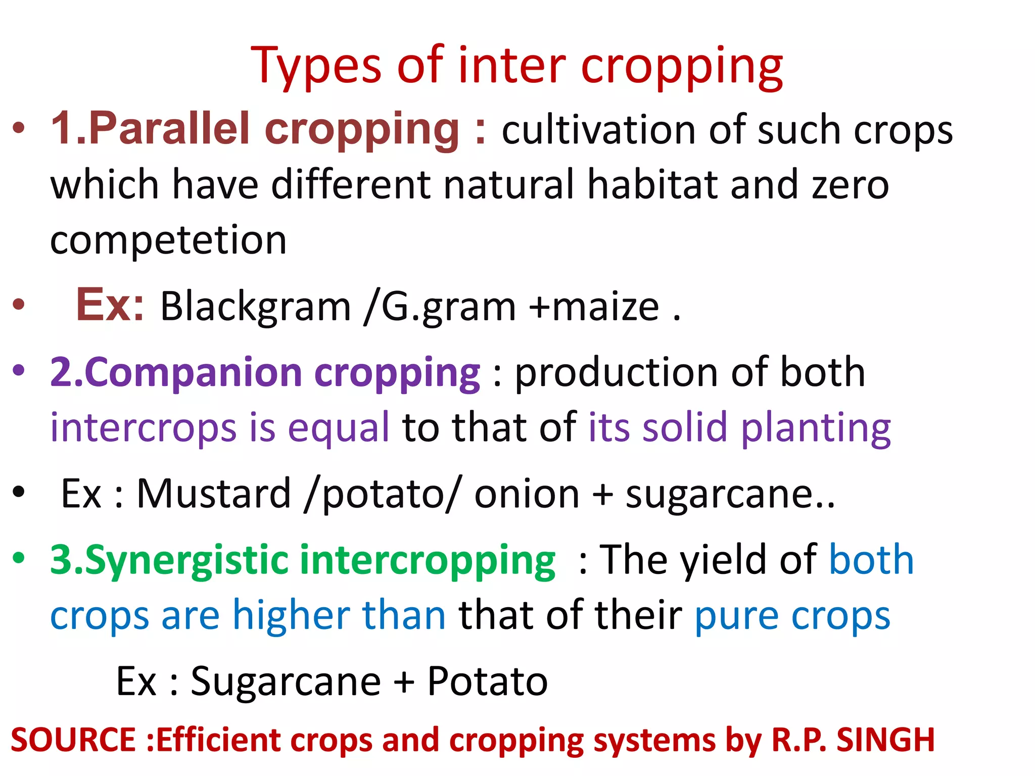 CROPPING SYSTEMS UNDER DRYLANDS IN INDIA | PPTX | Agriculture | Industries