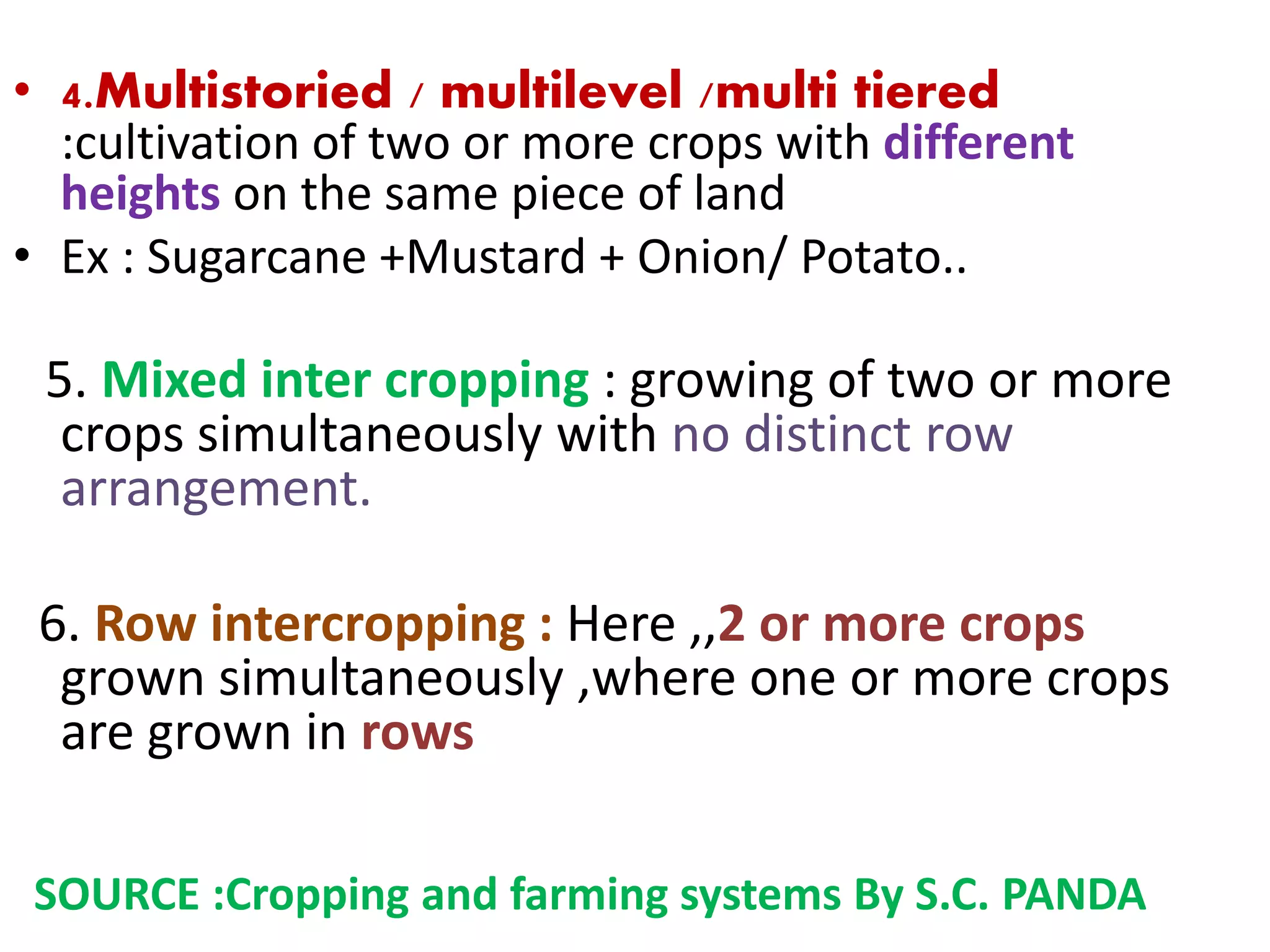 CROPPING SYSTEMS UNDER DRYLANDS IN INDIA | PPTX