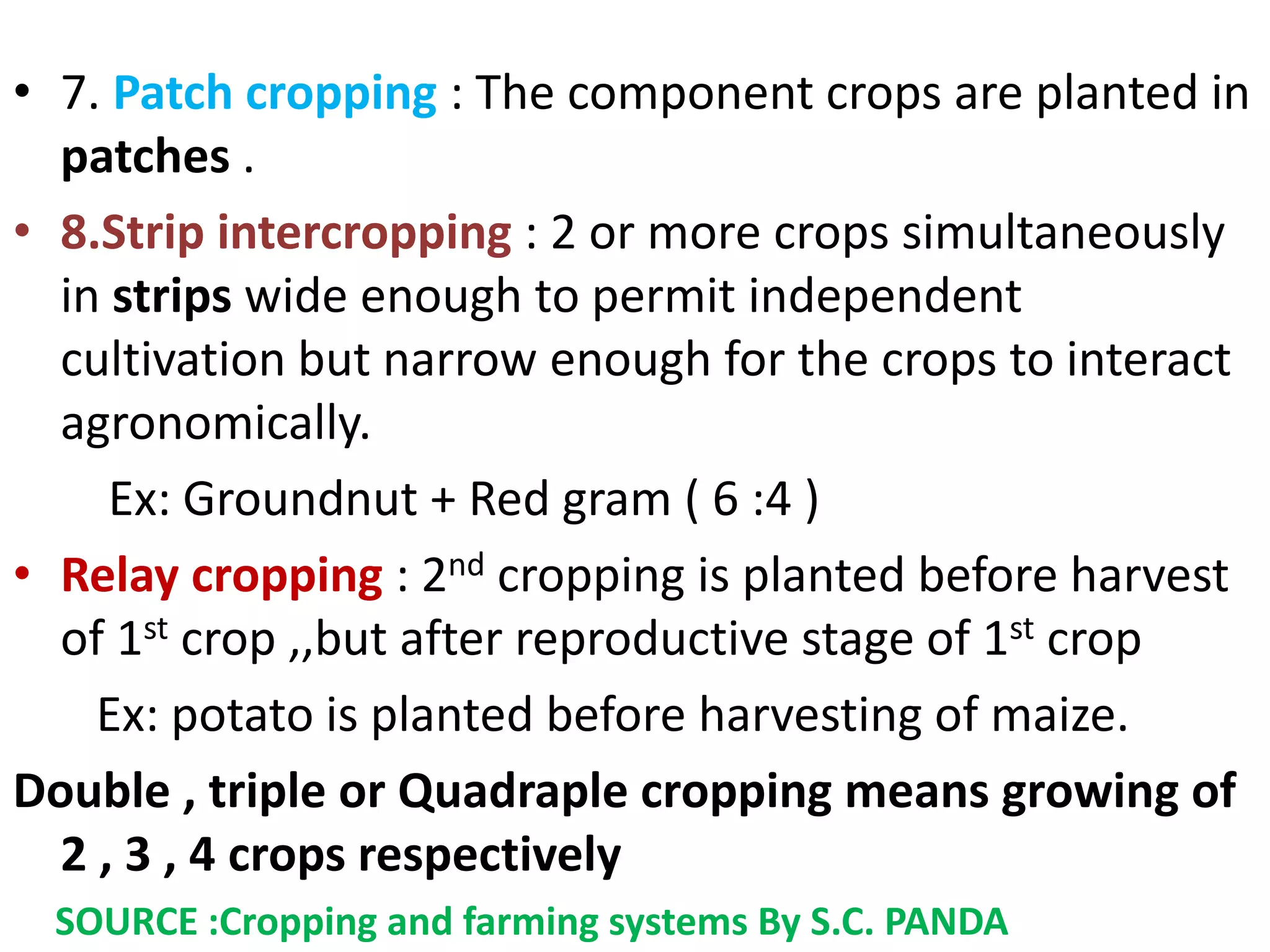 CROPPING SYSTEMS UNDER DRYLANDS IN INDIA | PPTX